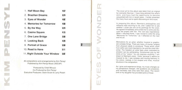 Buy Kim Pensyl : Eyes Of Wonder (CD, Album) Online for a great price ...